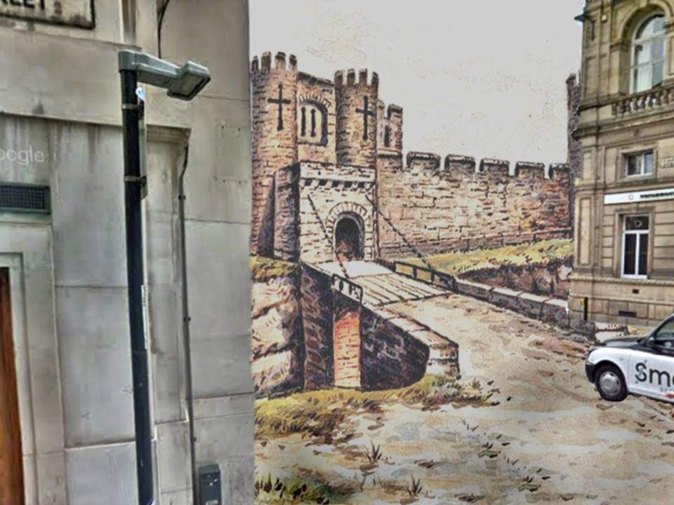 The History of Liverpool Castle - Then and Now photos